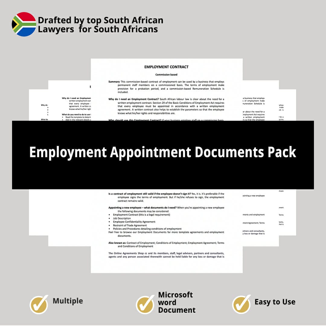 Employee Appointment Documents Pack - Agreements Online